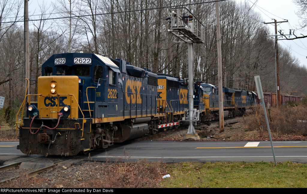 CSX GP38-2 2622 leads C970-15